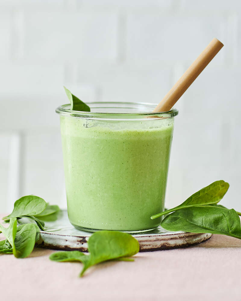 Grøn smoothie med banan og spinat - Sense opskrift