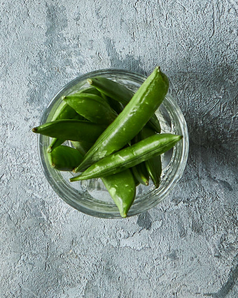 Sprøde sugar snaps - Sense opskrift